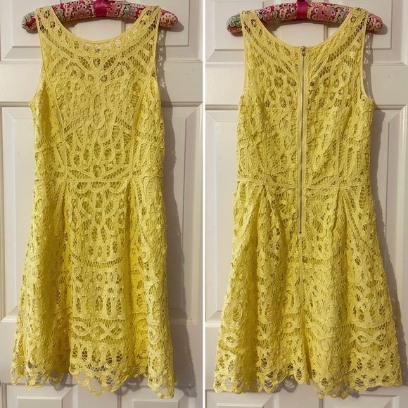 Lilly Pulitzer | Dresses | Lilly Pulitzer Foley Starfruit Yellow Batt ...